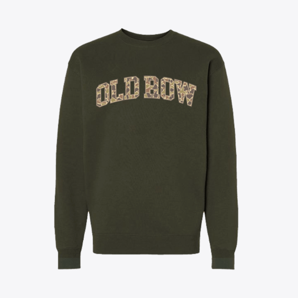 Old Row Camo Crewneck | Shop Escape Outdoors